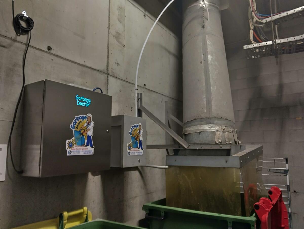 Garbage Doctor® - Eliminate odours in bin rooms, chutes and compactors