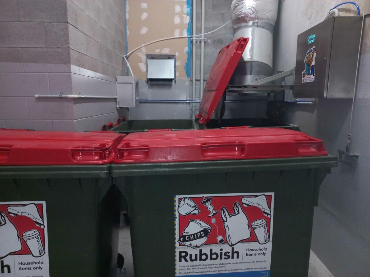 Garbage Doctor® - Eliminate odours in bin rooms, chutes and compactors